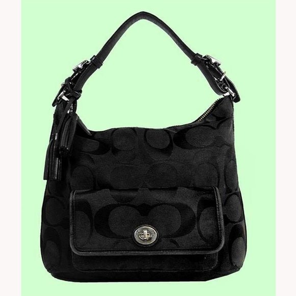 Coach | Bags | Coach 22392 Legacy Op Art Signature Shoulder Bag | Poshmark